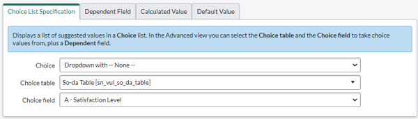 【ServiceNow】同一の選択肢を持つChoiceフィールドの簡単な設定方法