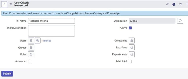 【ServiceNow】User Criteriaで複雑な制御を簡単に